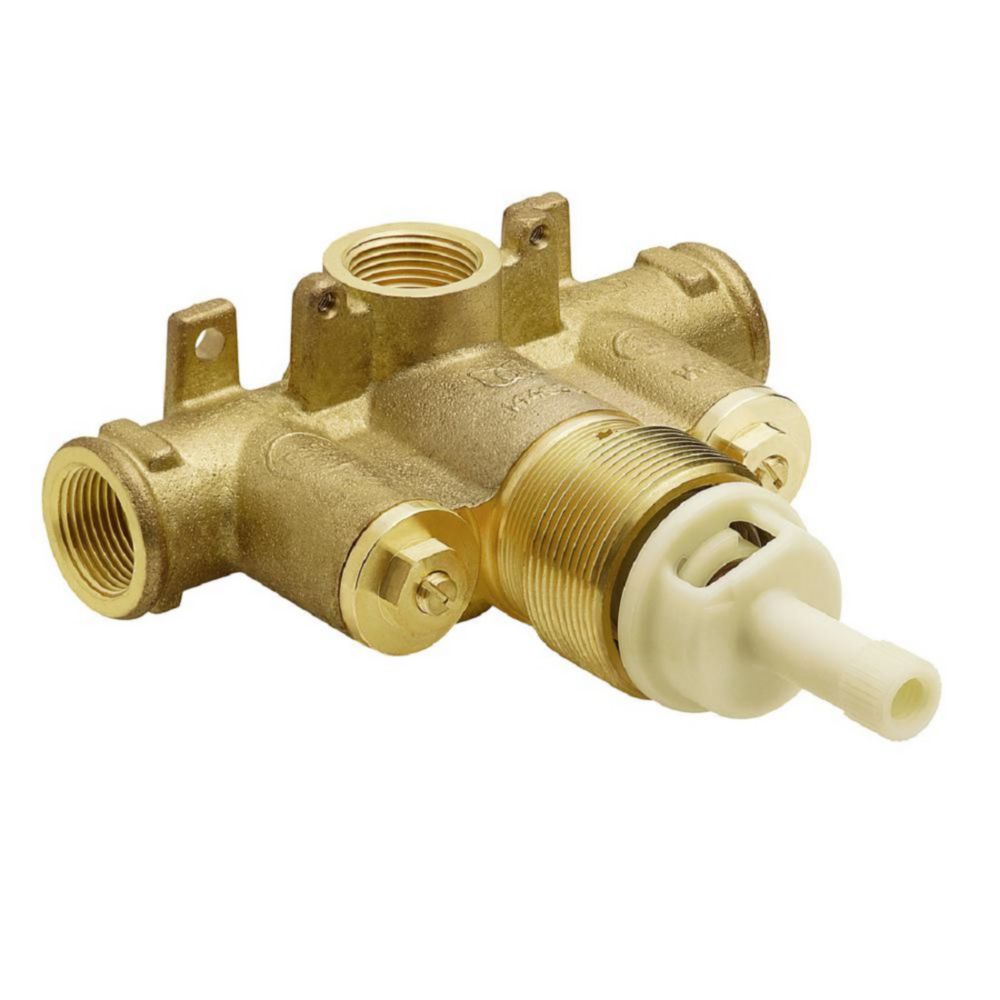 MOEN ExactTemp 3/4-inch Brass IPS Connection Includes Check Stops | The ...
