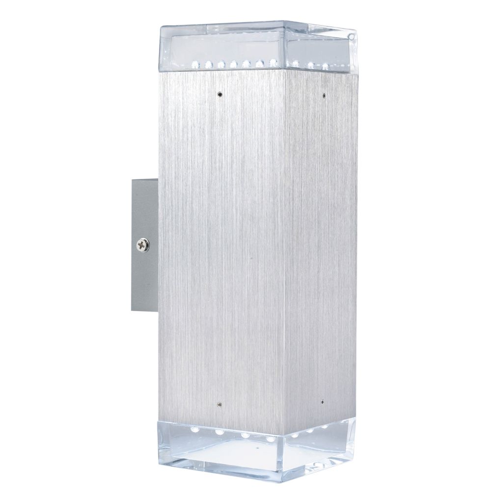Eglo LOCA LED Wall Light, Brushed Aluminum Finish | The Home Depot Canada