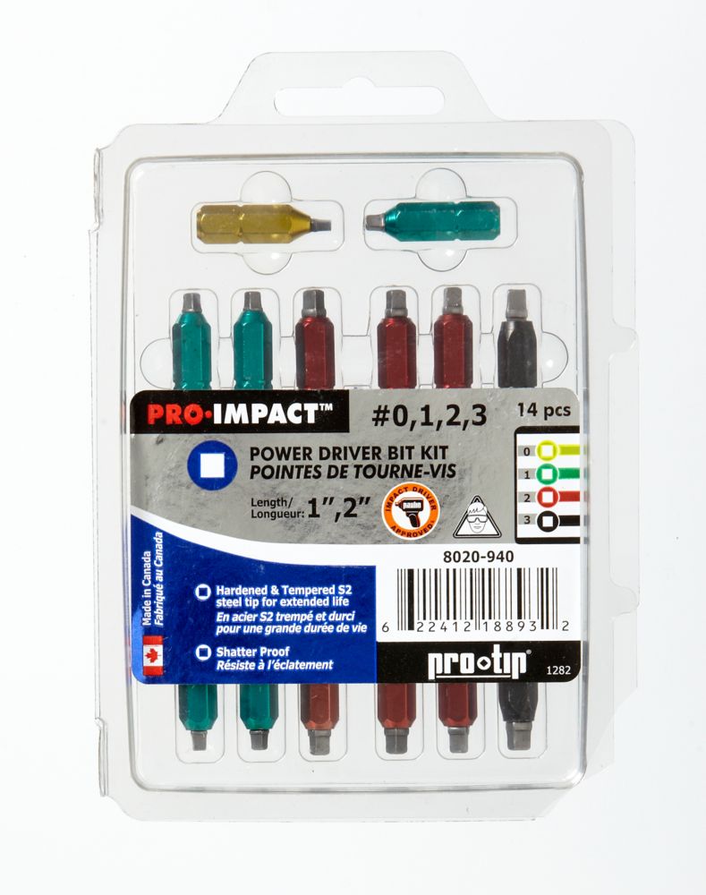 Paulin Embouts assortis PRO-TIP 14 mcx | Home Depot Canada