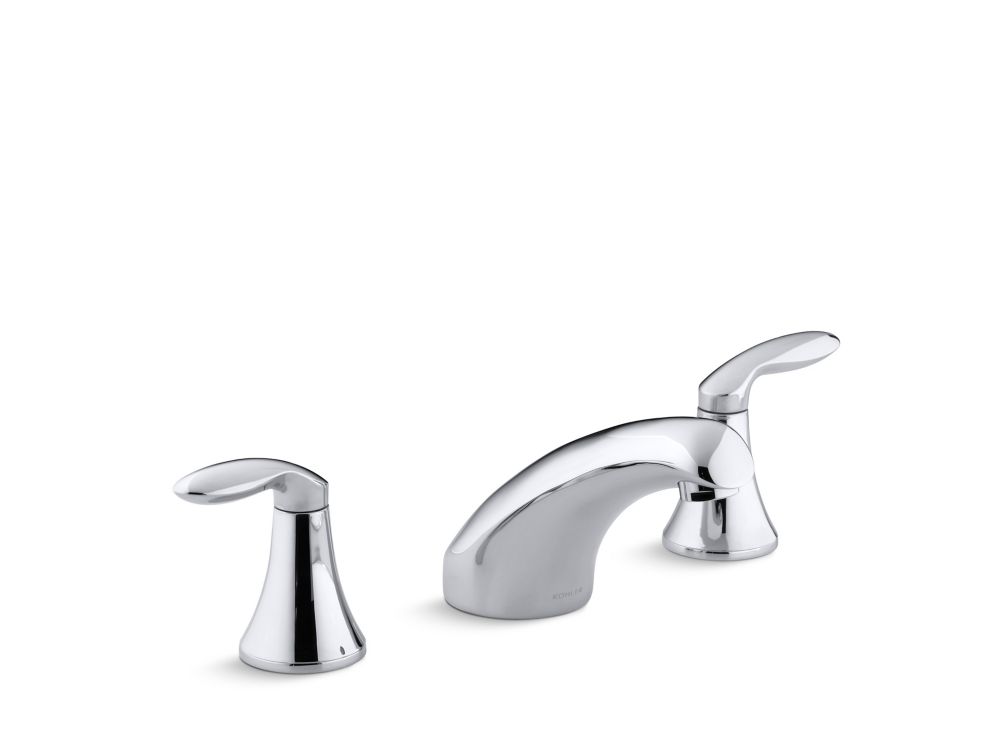 KOHLER Coralais(R) rim-mount bath faucet trim with 5-1/2" spout and ...