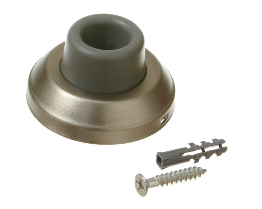 Everbilt Butoir de porte concave nickel satiné | Home Depot Canada