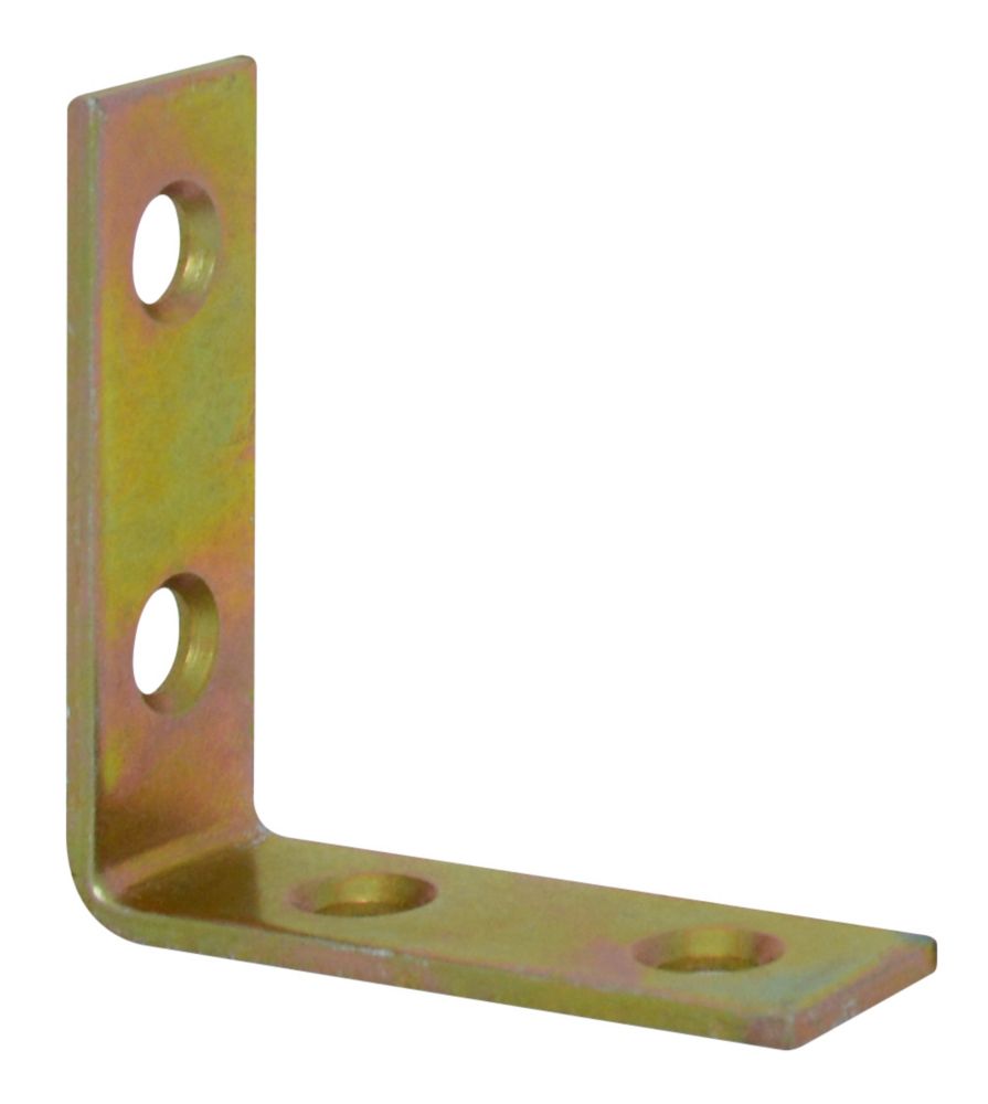 Everbilt 1-1/2 Inch Brass Corner Brace (4-Pack) | The Home Depot Canada