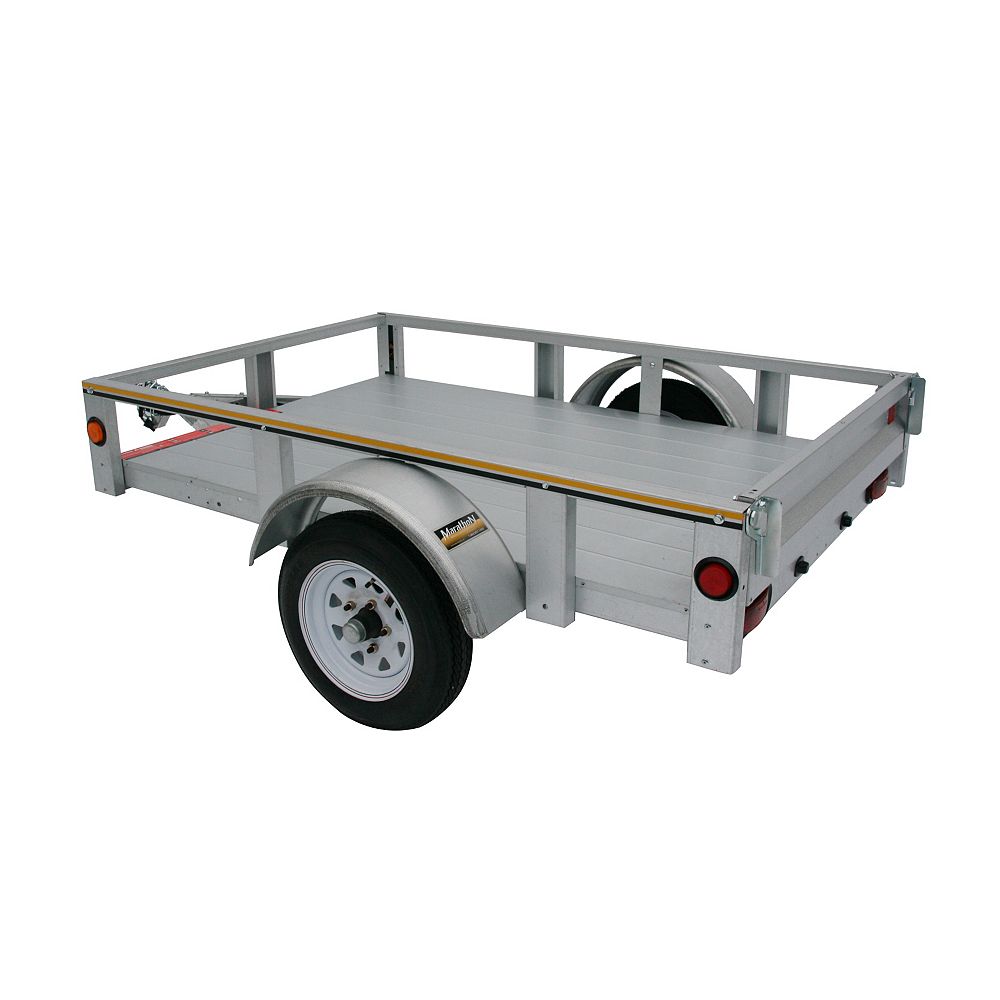 Marathon 4' x 6' Galvanized Steel Utility Trailer | The Home Depot Canada