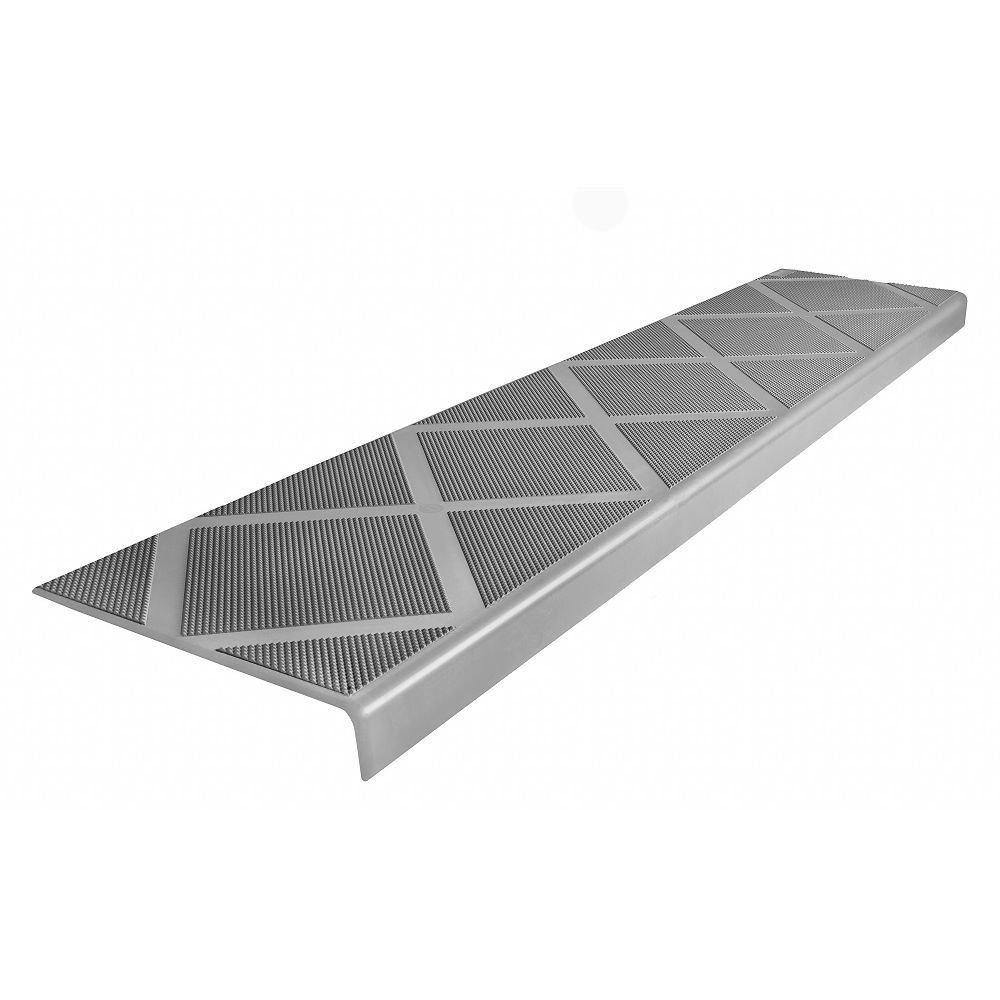 Composite Anti-Slip Stair Tread 48 inch Grey Step Cover