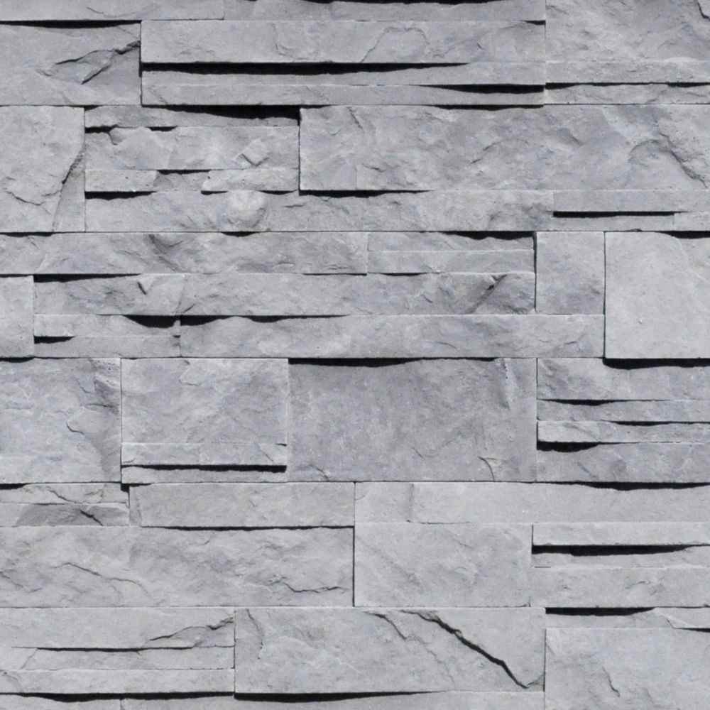 EasyStone Grey 3 inch x 15.5 inch corner wall stone (4 linear ft ...