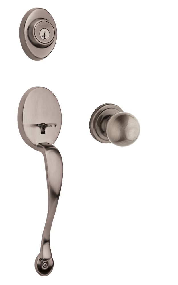 Augusta Antique Brass Handle Set with Huntington Interior