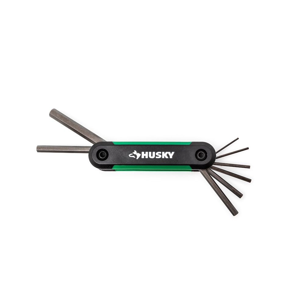 HUSKY Metric Folding Hex Key Set (8-Piece) | The Home Depot Canada