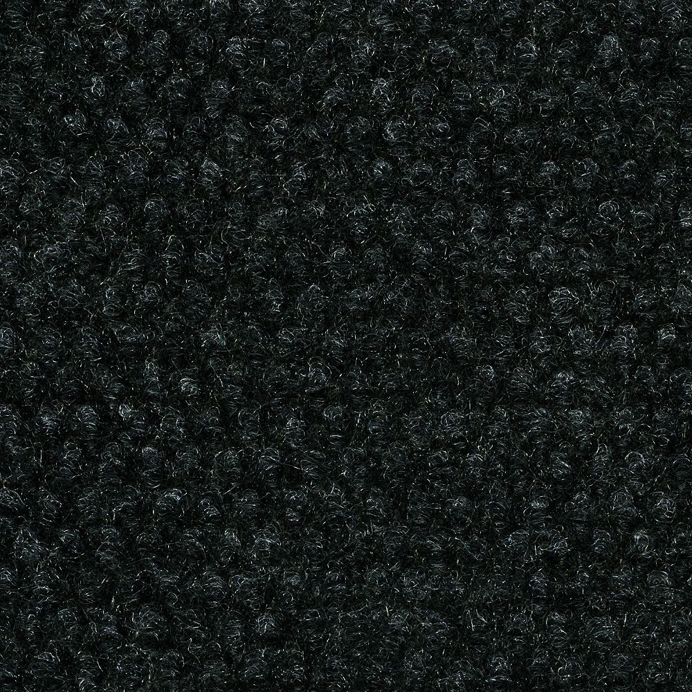 TrafficMaster 18 Inch x 18 Inch Indoor/Outdoor Black Hobnail Carpet ...