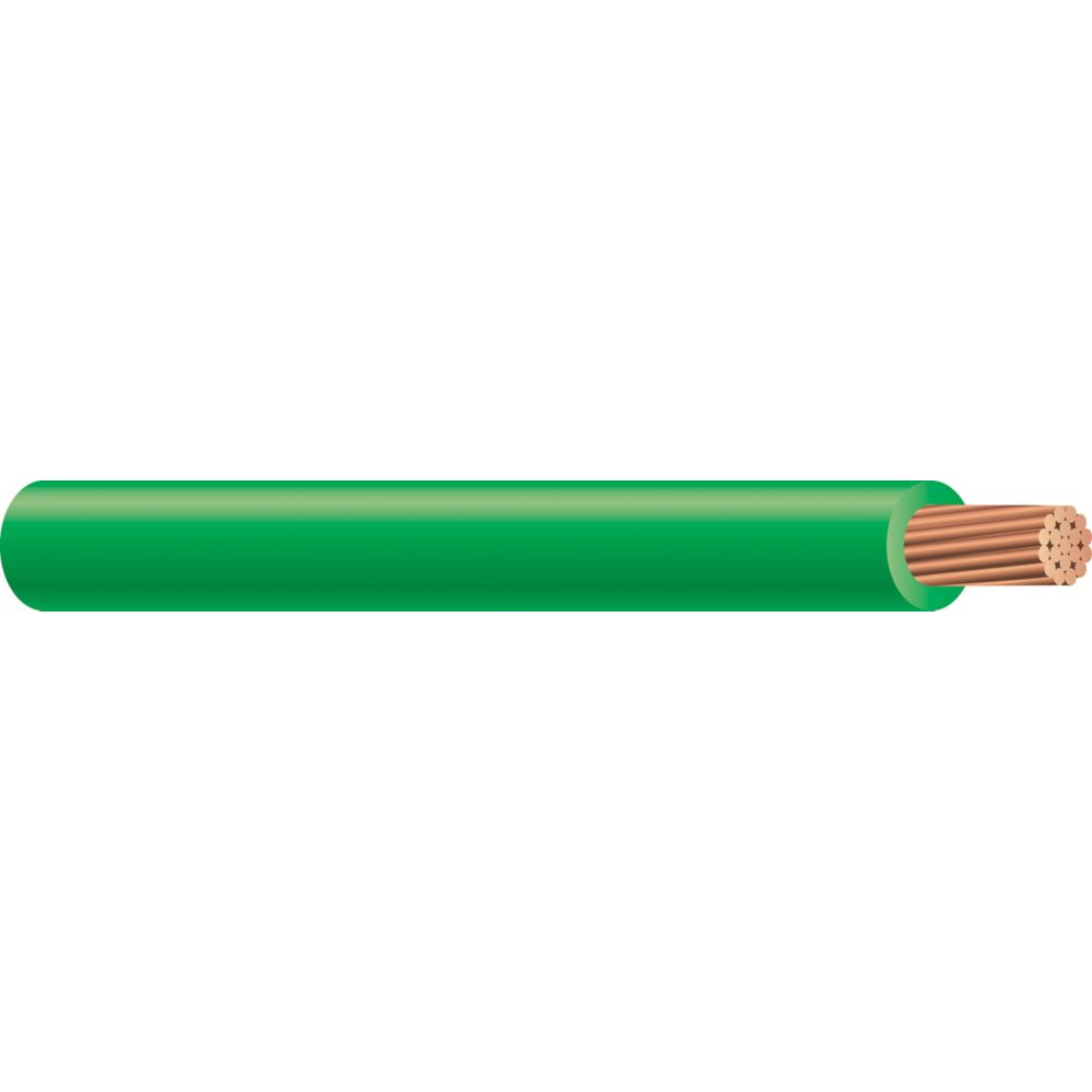 Southwire RW90 Copper Electrical Wire - 10 Stranded Green 300m | The ...