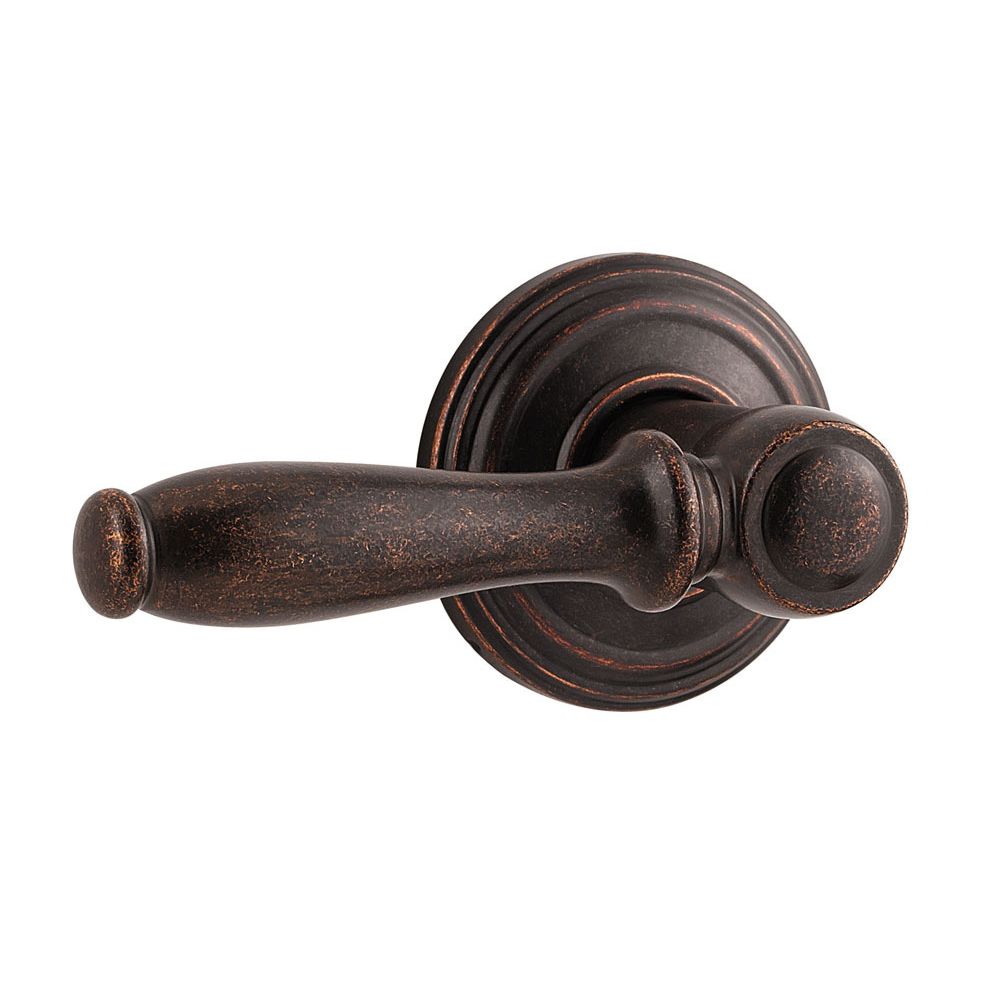 Weiser Ashfield Rustic Bronze Passage Lever | The Home Depot Canada