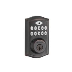 Weiser Venetian Bronze Keyless Entry Deadbolt with SmartCode 10 | The ...