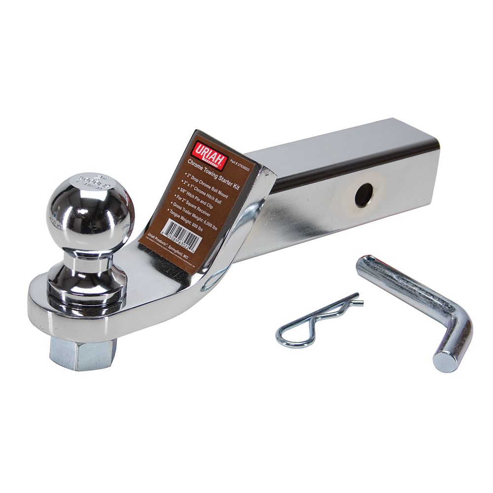Uriah Products BALL MOUNT Chrome Drop 2 Inch BALL | The Home Depot Canada