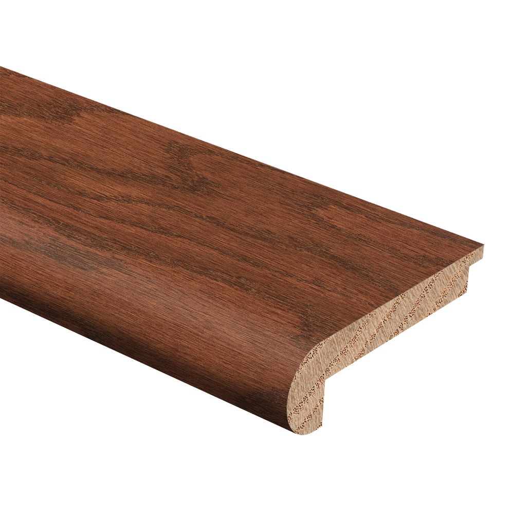 Zamma Deep Russet Oak 94" Stair Nose 3/8" FL | The Home Depot Canada