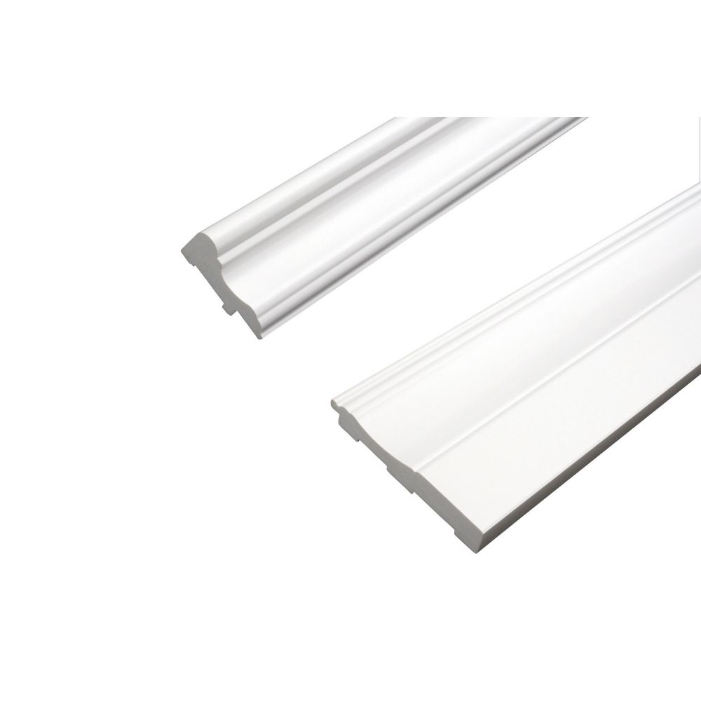 R2i Millwork Ensemble de Cimaise et plinthe pour Lambris -préfini Prêt ...