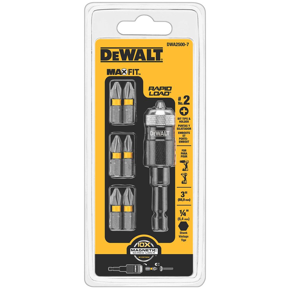 DEWALT 7-Piece Rapid Load Drill Bit Set | The Home Depot Canada