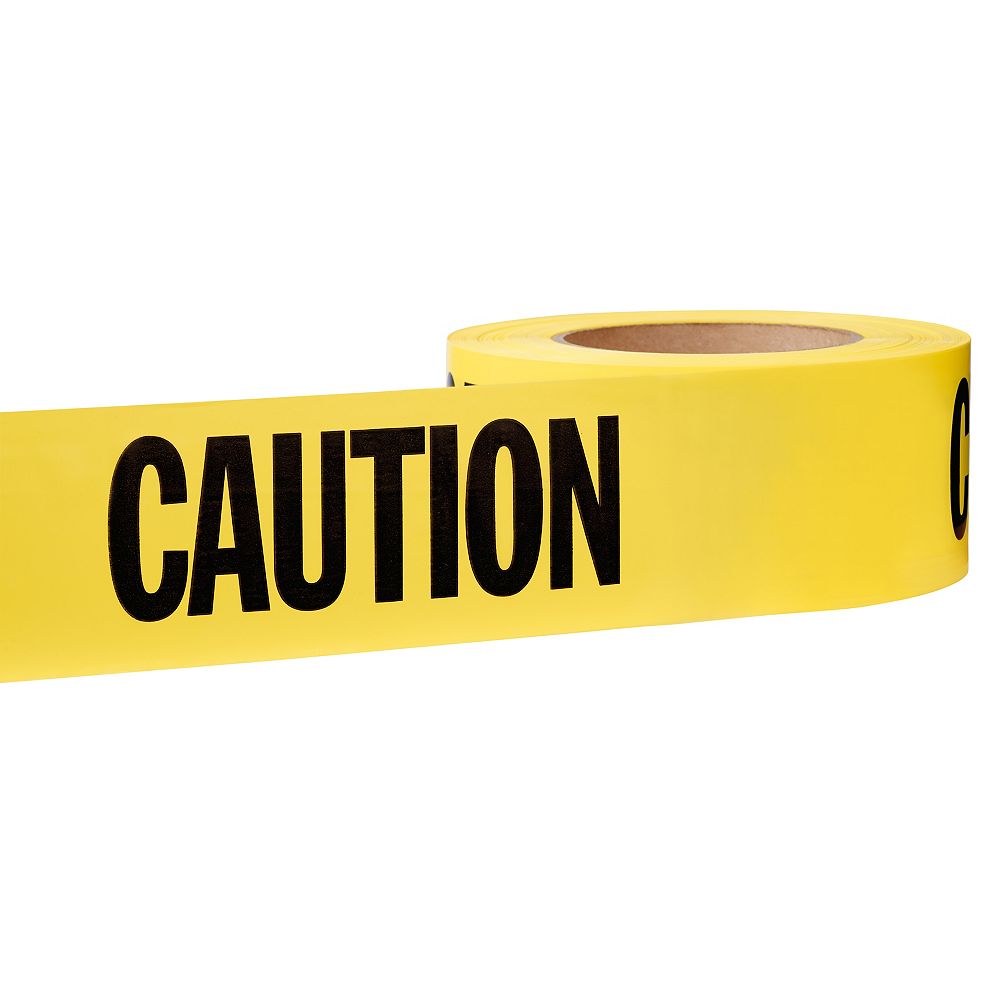 Empire 3-inch x 1000 ft. Caution Tape in Yellow | The Home Depot Canada