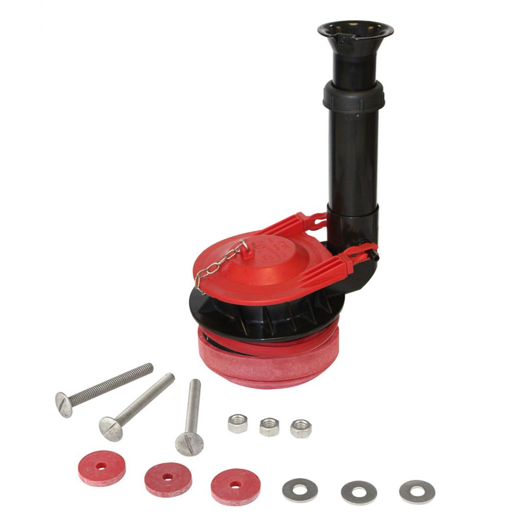 Korky Toilet Repair Large 3 Inch 4 Inch Adjustable Flush Valve Kit with ...