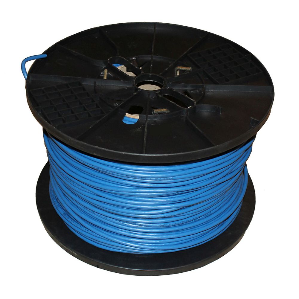 Category 6 1000 ft. Blue 24-4 Unshielded Twist Pair Cable with FT4 Rated