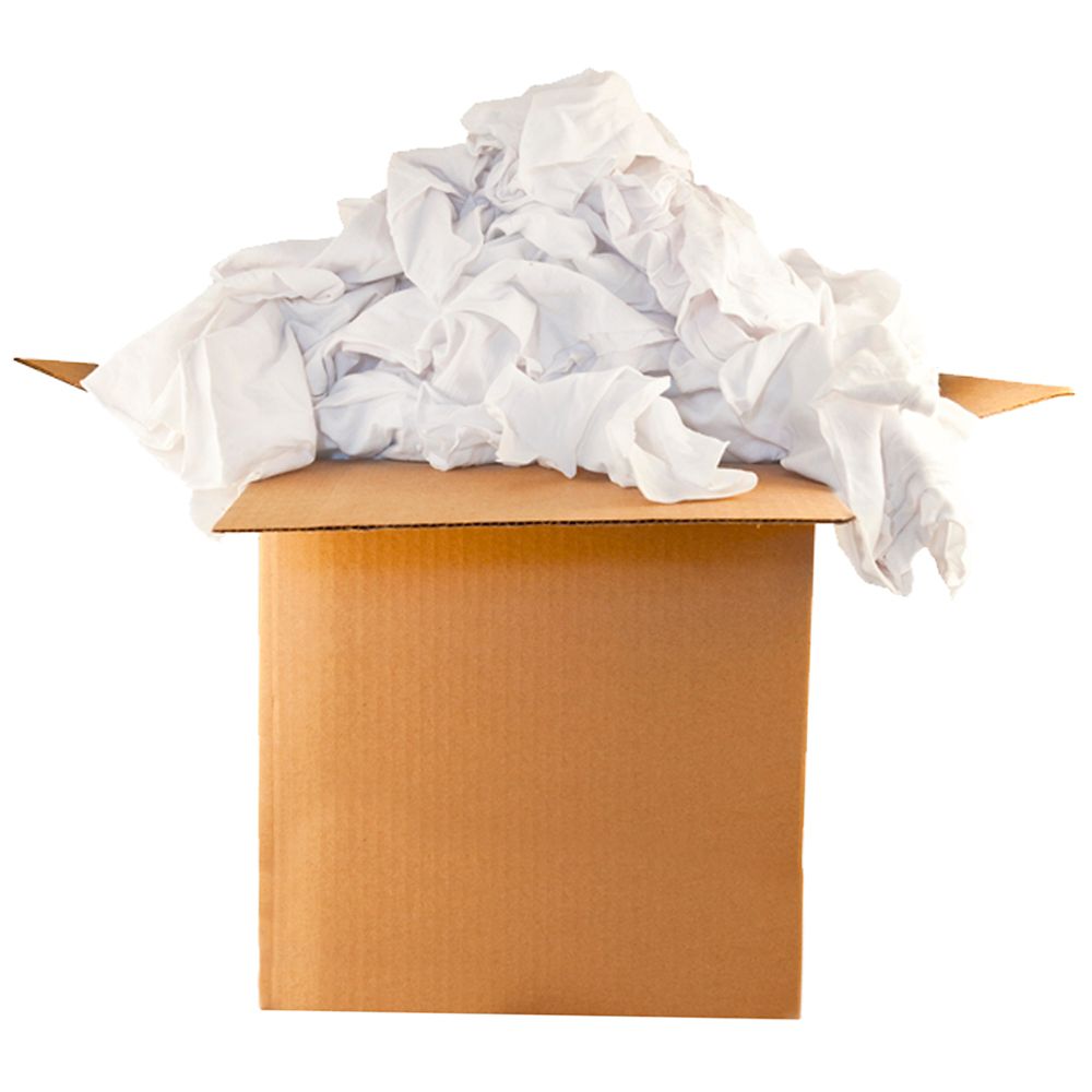 Contractor Box White Rags - 15 pound