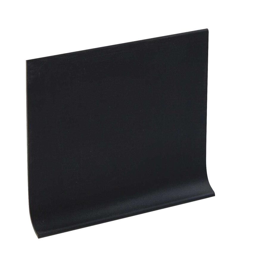 Shur Trim 4 Inch Rubber Boxed Wall Base - 100 Feet - Black | The Home ...