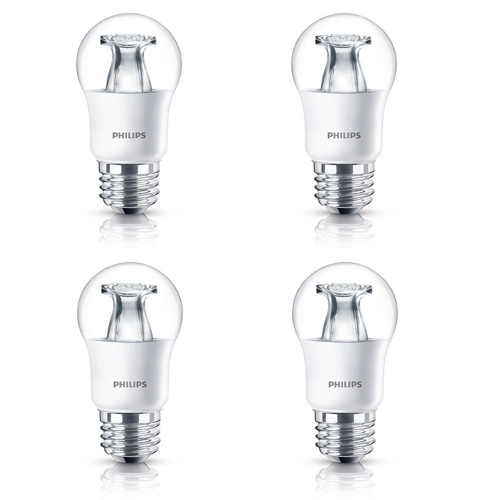 Philips LED 40W A15 Medium Base Clear Soft White WarmGlow (2700K ...