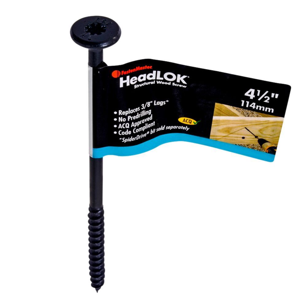 FastenMaster #3 x 4-1/2-inch Flat Head SpiderDrive(TM) HeadLOK(R ...