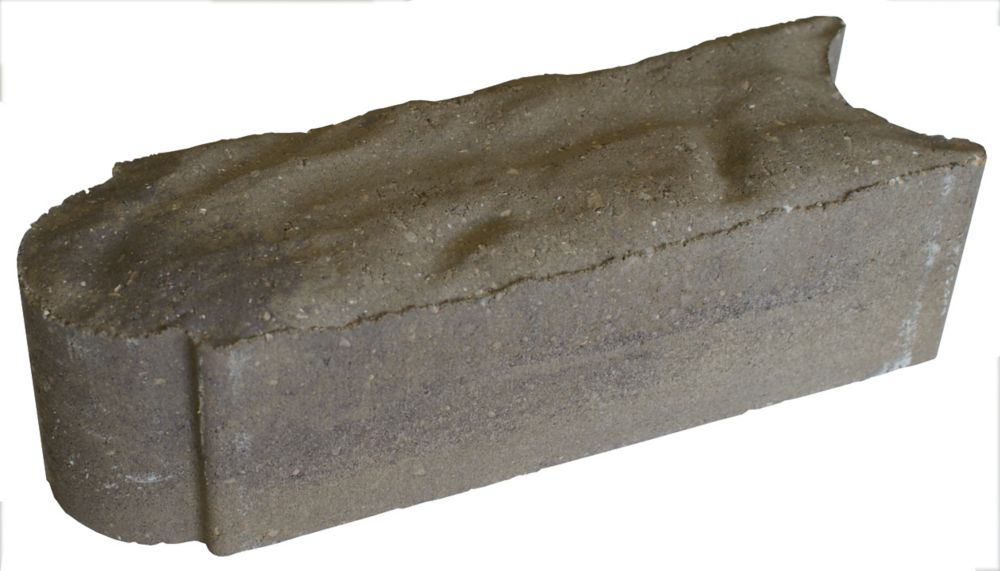 Cindercrete Slate Bullet Buff/Brown Edger | The Home Depot Canada