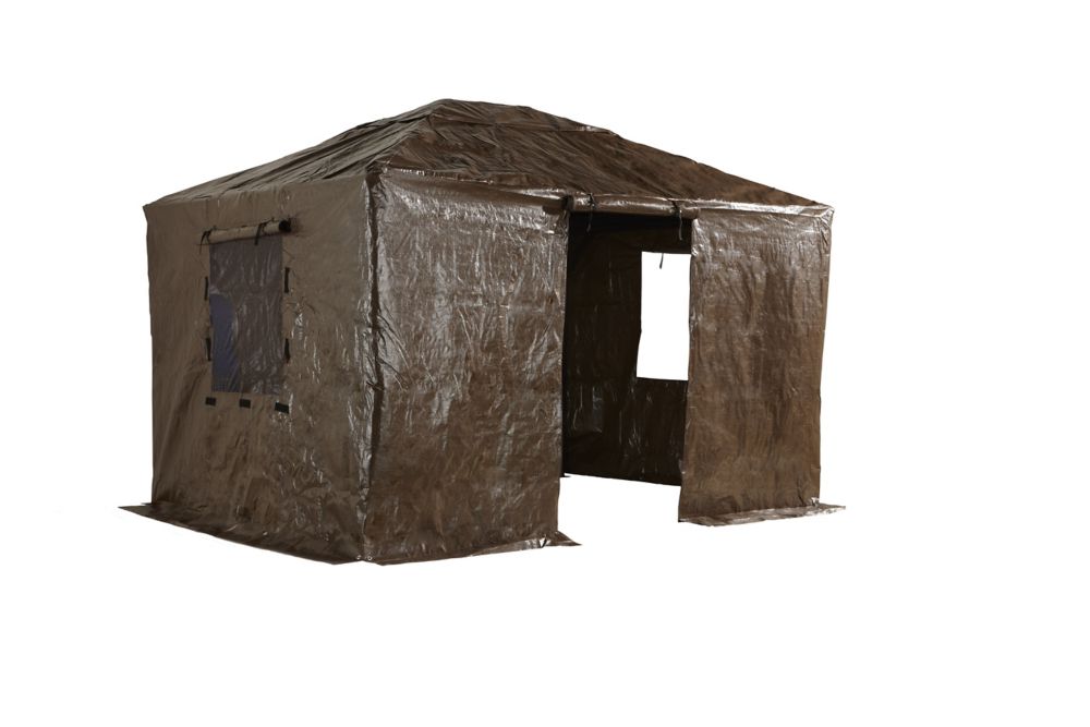 Sojag Gaspe Genova 10 Ft X 12 Ft Gazebo Winter Cover In Brown The