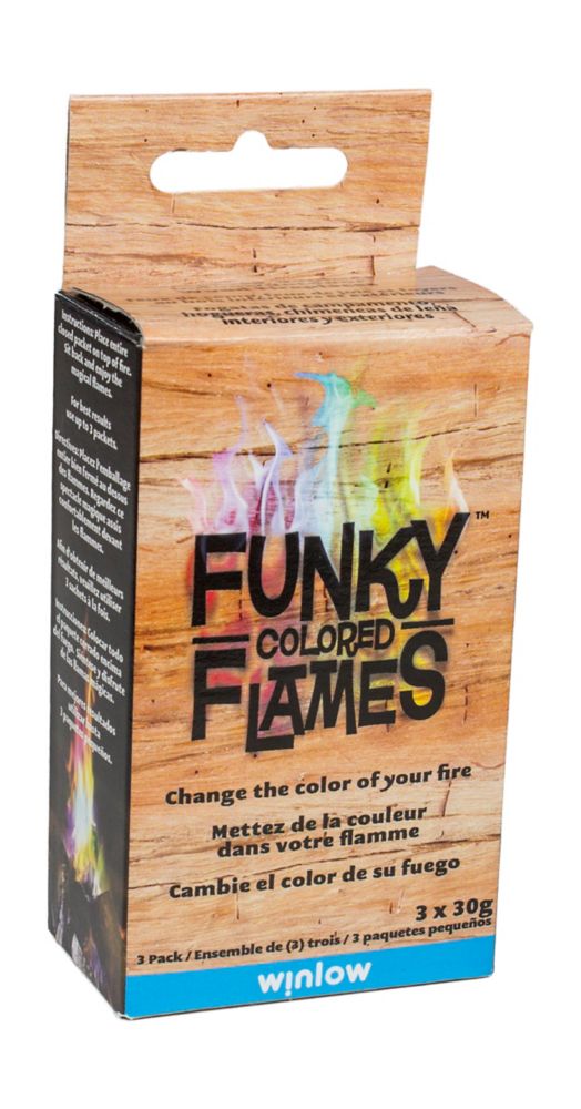 Funky Flames Funky colored Flames (3-Pack) | The Home Depot Canada