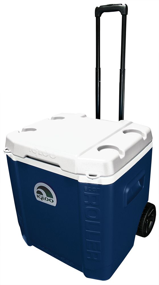 Igloo Transformer 57L Wheeled Hard Shell Hard Sided Cooler in Blue ...