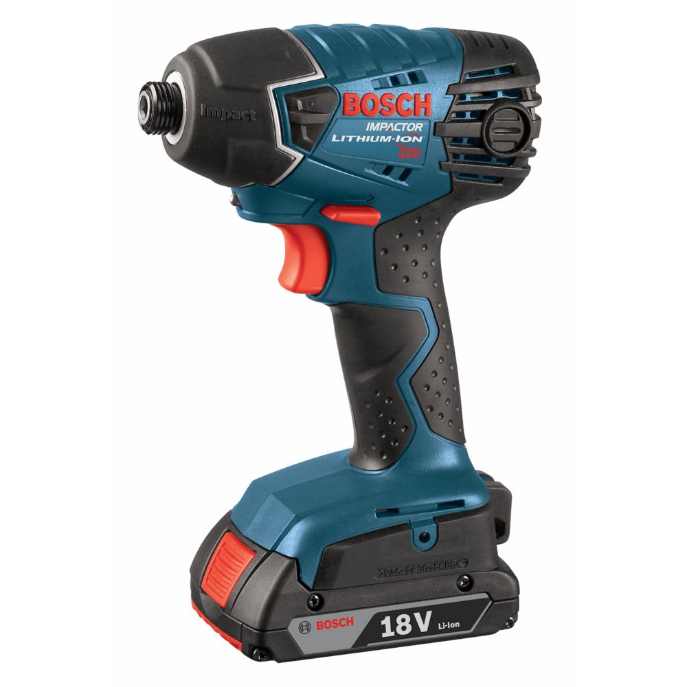 18V Li-Ion Cordless 1/4-inch Quick Change Hex Impact Driver with 2 ...