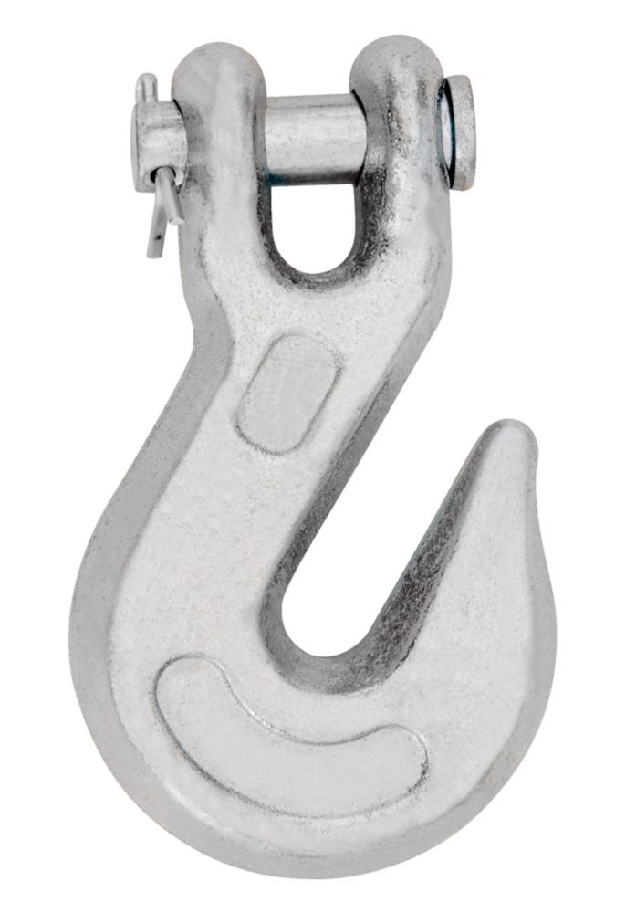 Everbilt 3/8 inch Zinc-Plated Grade 43 Clevis Grab Hook | The Home ...