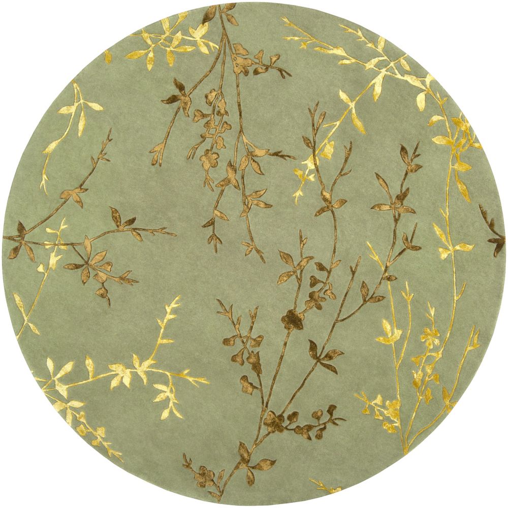 Artistic Weavers Disa Moss 8 ft. x 8 ft. Round Indoor Area Rug | The ...