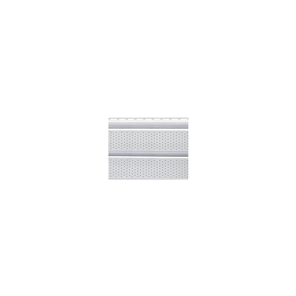 16 Inch. Perforated Soffit - White