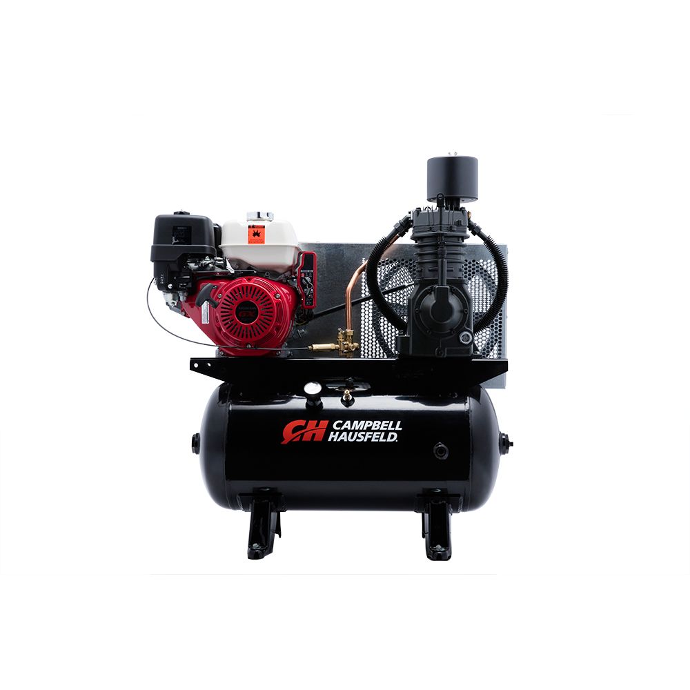 Campbell Hausfeld Air Compressor, 30 Gallon 26.1CFM GX390 Honda (CE7003 ...