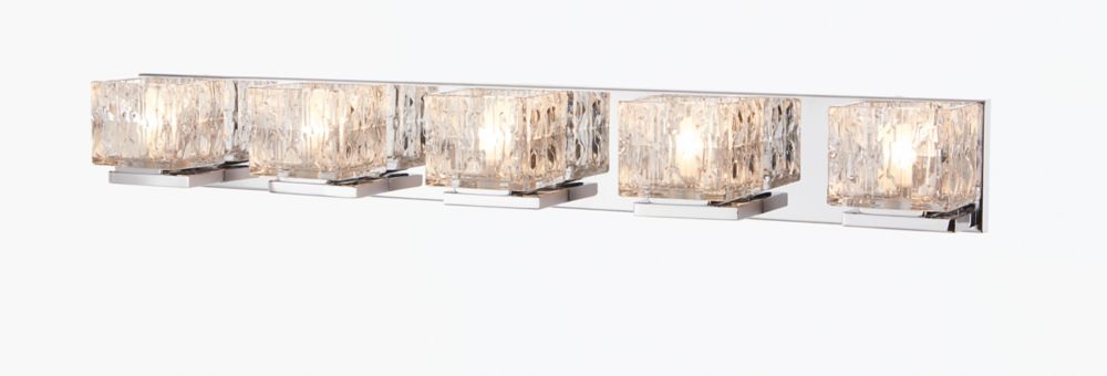 Hampton Bay 6 Light Vanity in Chrome Finish | The Home Depot Canada