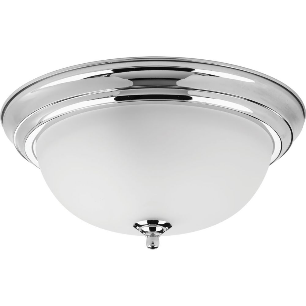 Progress Lighting Dome Glass Collection 2-light Polished Chrome ...
