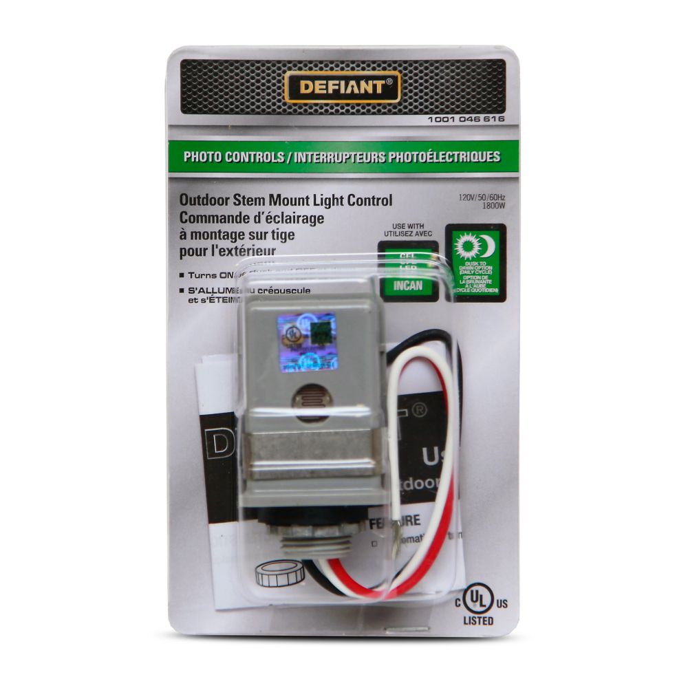 Outdoor Stem Mount Light Control