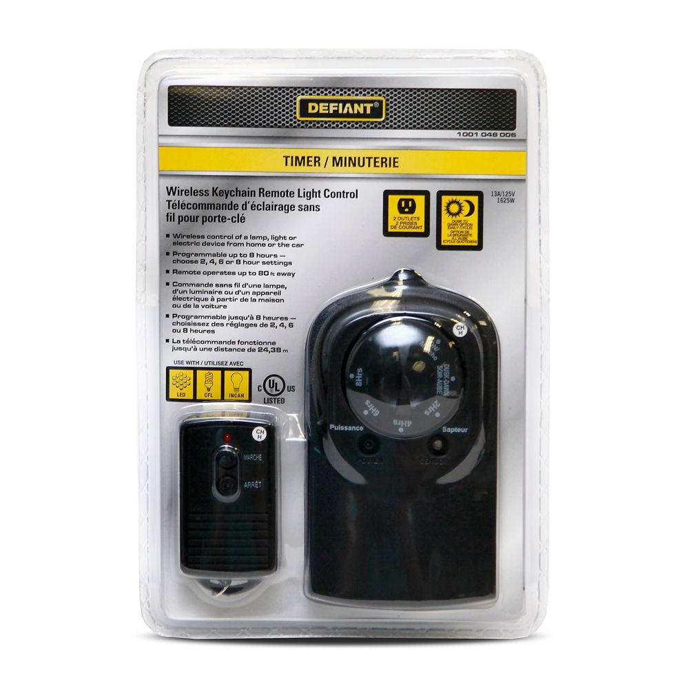 Defiant Wireless Keychain remote control | The Home Depot Canada