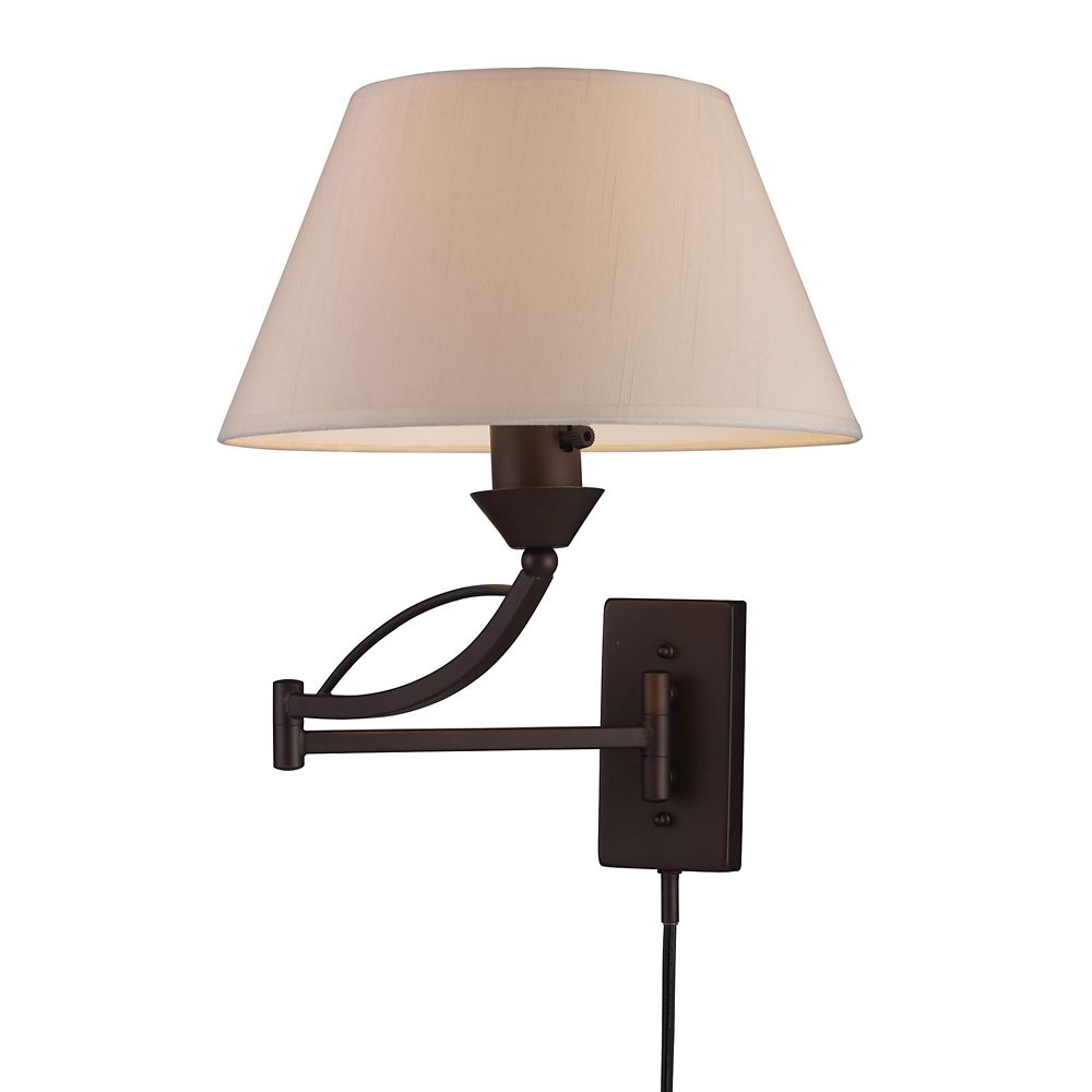 Titan Lighting Elysburg 1-Light Aged Bronze Swing Arm Wall-Mount | The ... Titan Lighting Elysburg 1-Light Aged Bronze Swing Arm Wall-Mount | The ...