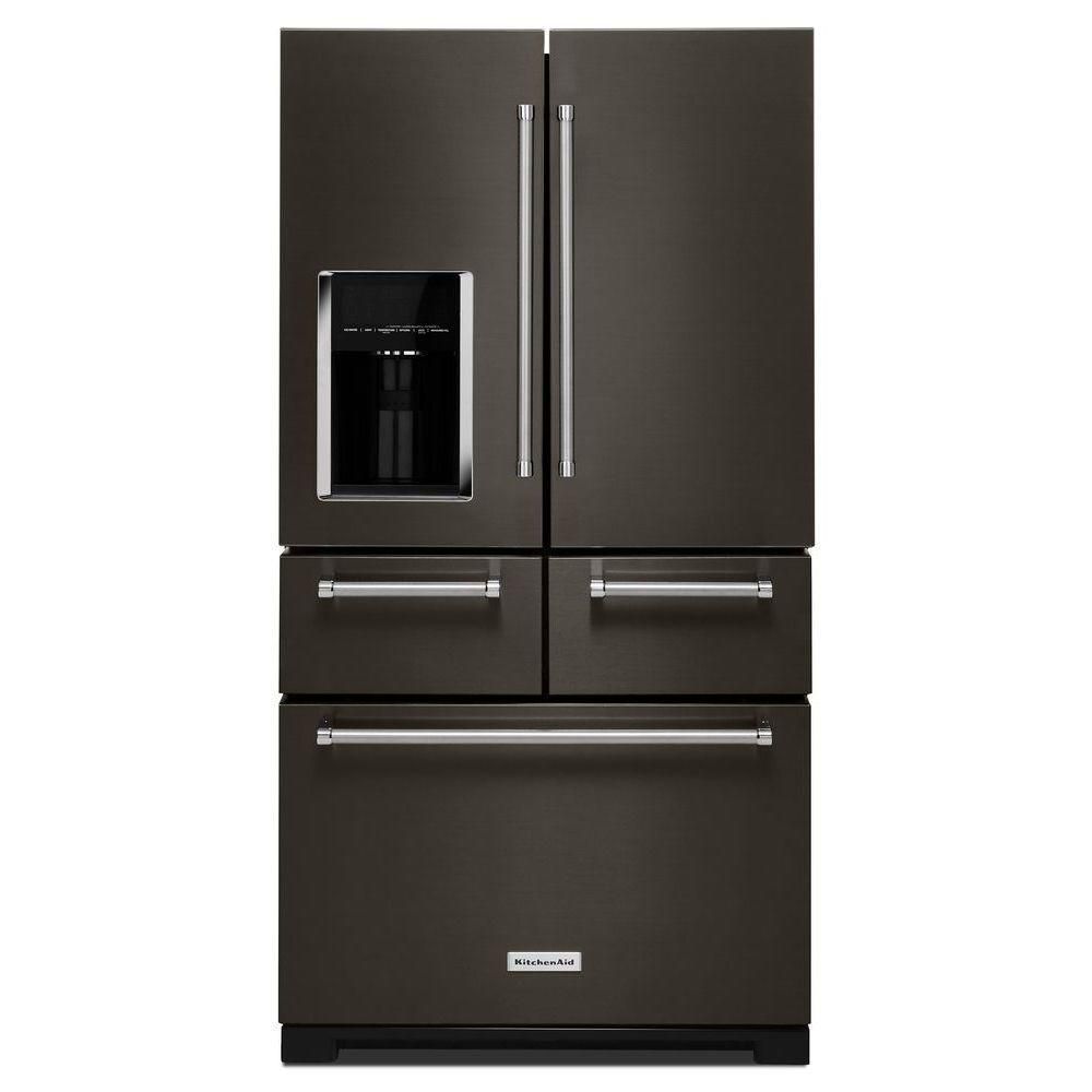 KitchenAid Réfrigérateur à porte française multi-portes de 36 po W 25,8 ...