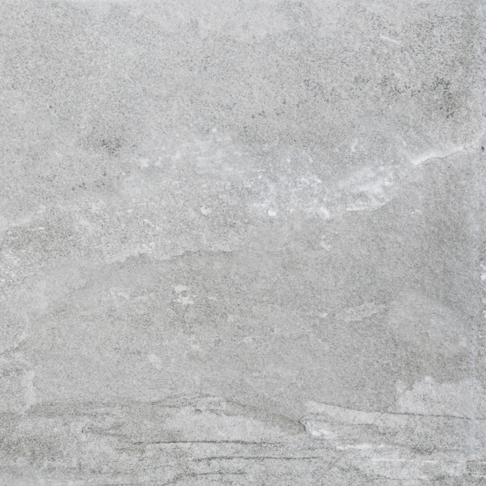 Eliane Riverstone Gray 12-inch X 12-inch Ceramic Floor & Wall Tile (16. ...
