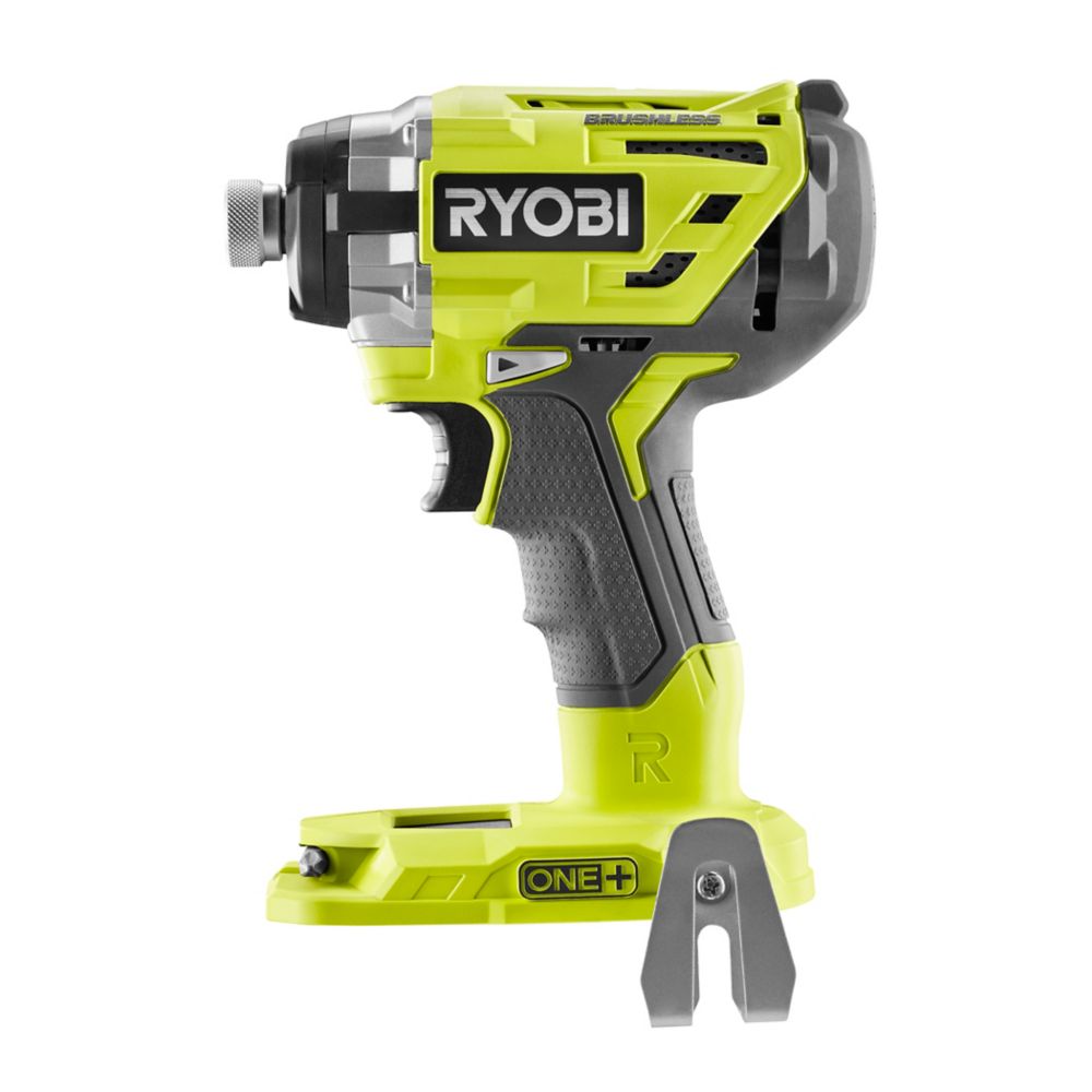 RYOBI 18V ONE+ Cordless Brushless 3-Speed 1/4-inch Hex Impact Driver ...
