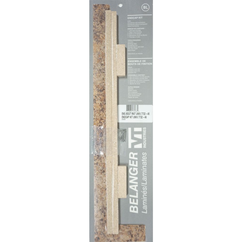 Belanger Laminates Inc UNIVERSAL END CAP KIT - BUTTERUM GRANITE 7732-46 ...