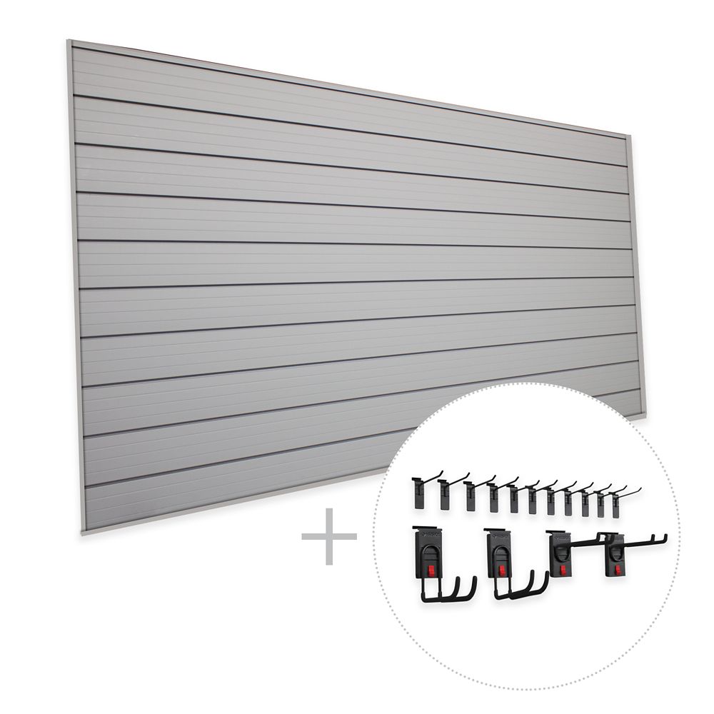 Slatwall Panels & Track Systems | The Home Depot Canada