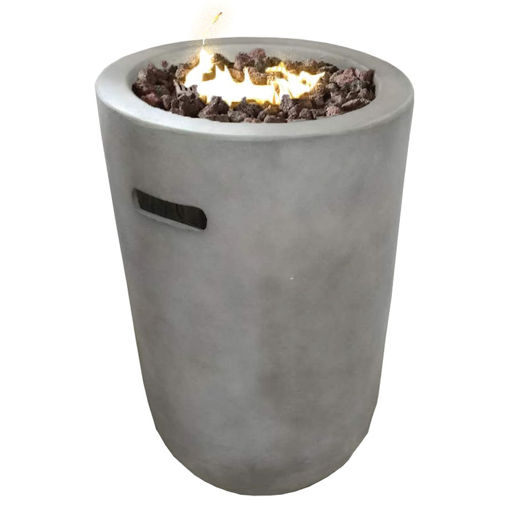 RTS Home Accents Graphite Propane Fire Column | The Home Depot Canada