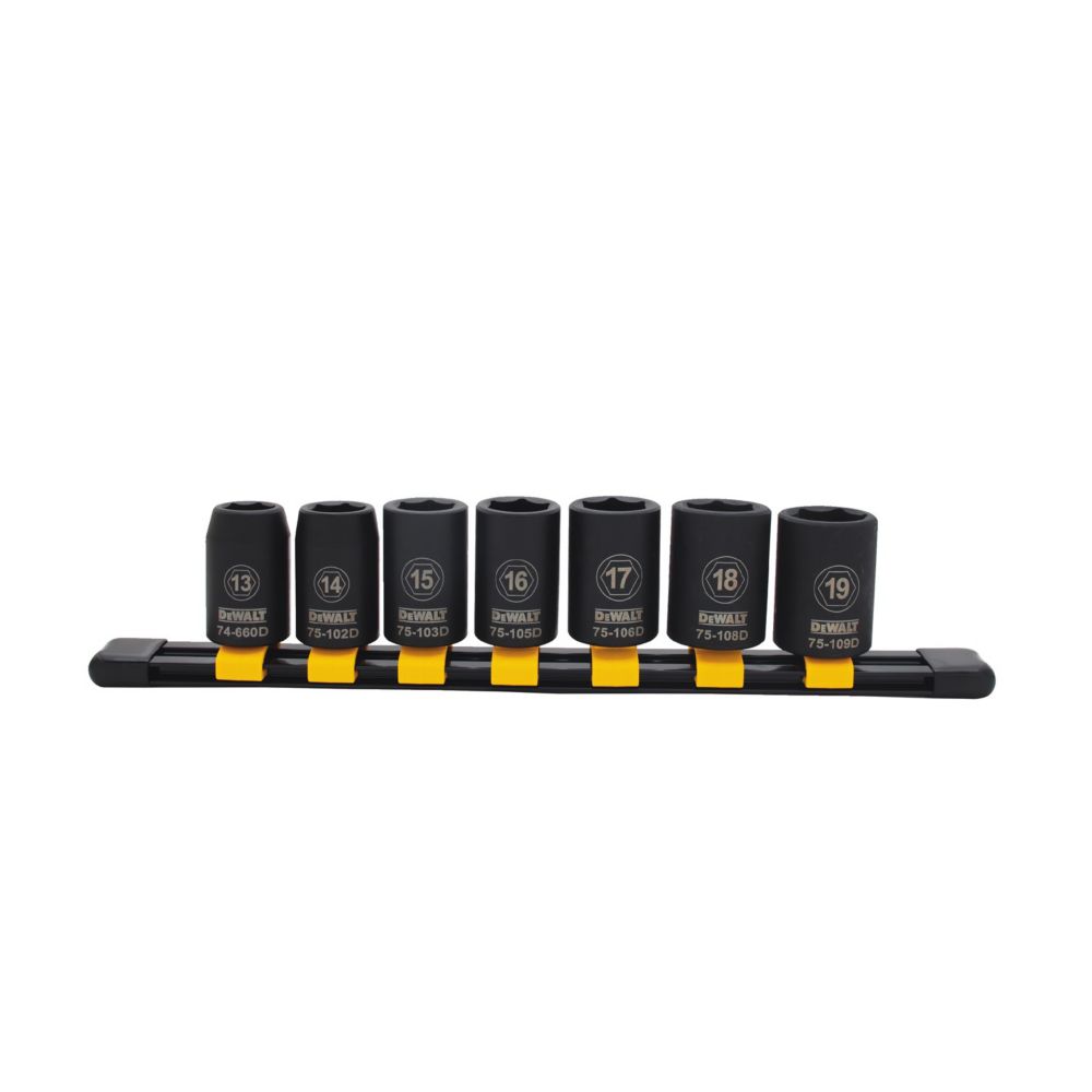 DEWALT Impact Socket Set (Metric) (7 Piece) | The Home Depot Canada