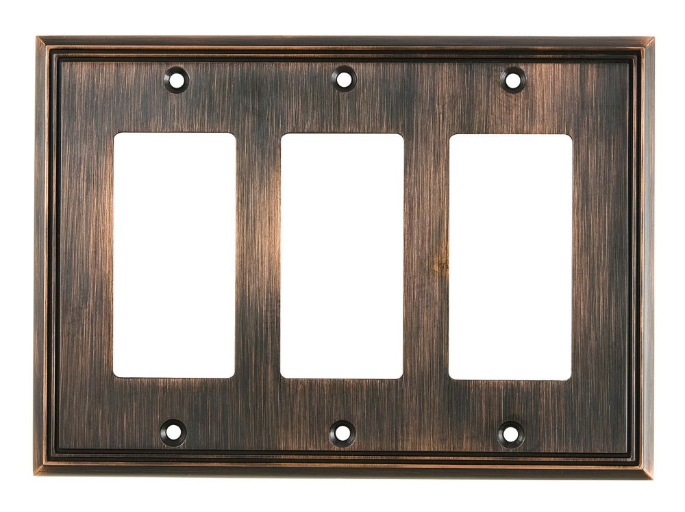 Richelieu Switch plate 3 Decora - Contemporary Style | The Home Depot ...
