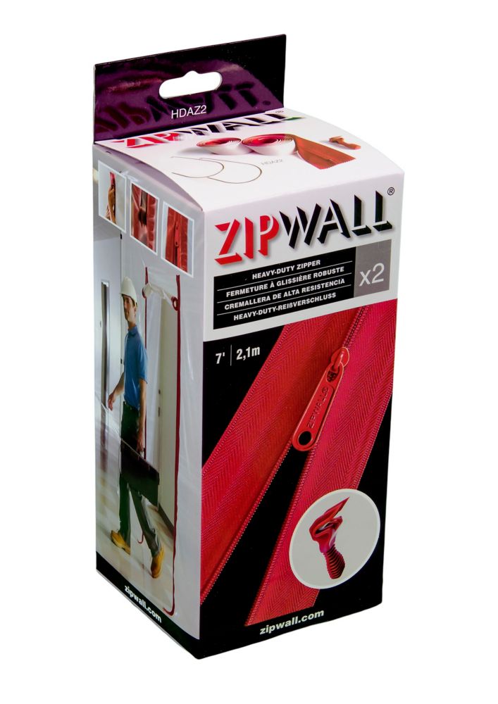Zipwall HDAZ2 Heavy-Duty Adhesive Zipper Kit | The Home Depot Canada