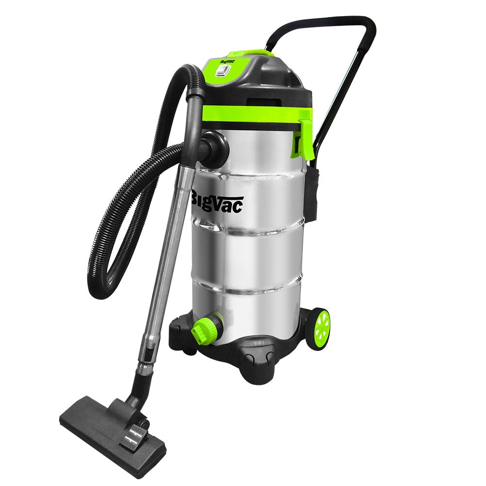 Big Vac 12 Gallon Wet/Dry Stainless Steel Vacuum | The Home Depot Canada